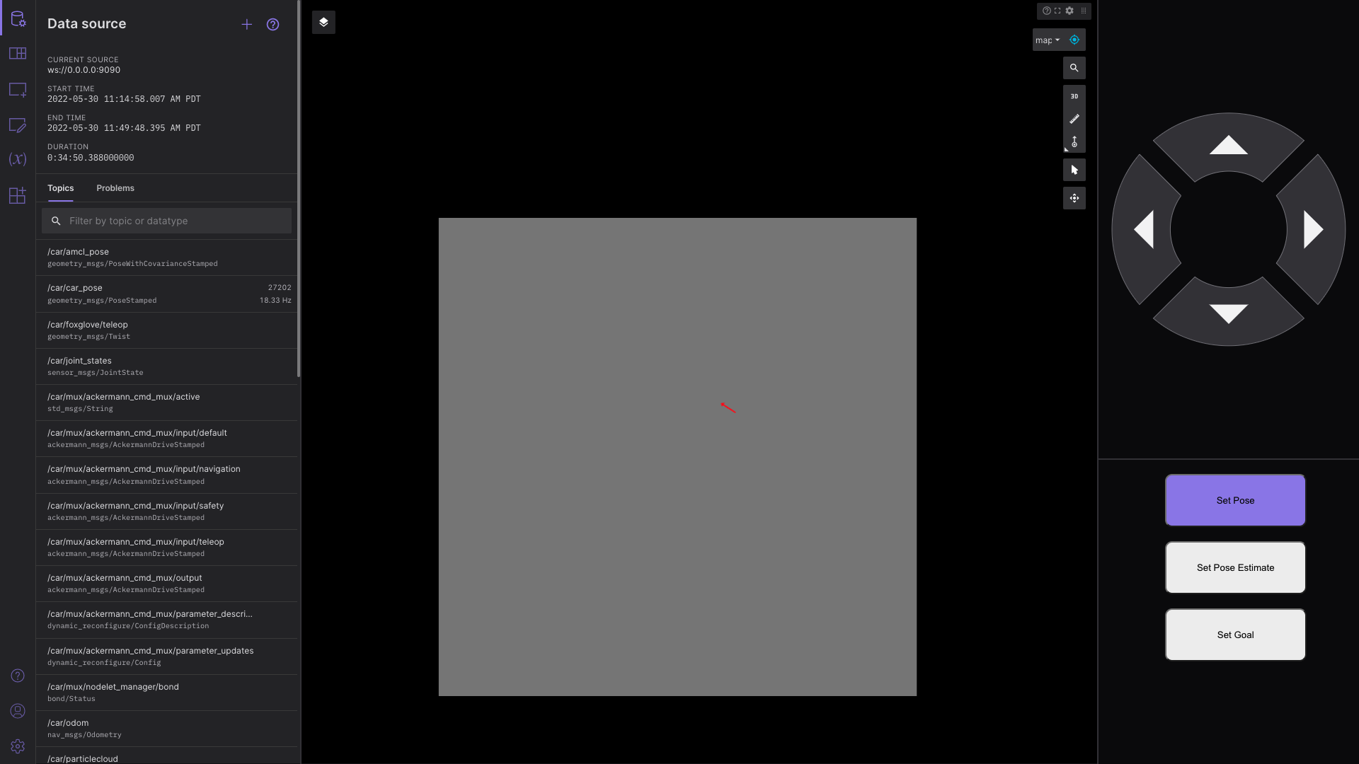 Quickstart with Foxglove - MuSHR: The UW Open Racecar Project